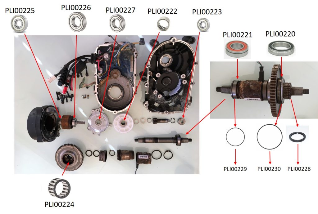 Impulse 2.0 Parts Identifier | eBike Motor Repair